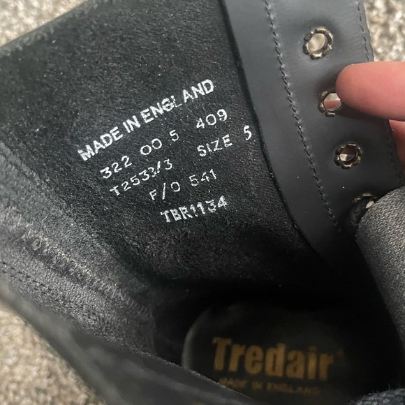 Tredair | Shoes | New Tredair Made In England Flame Fire Combat Boots ...